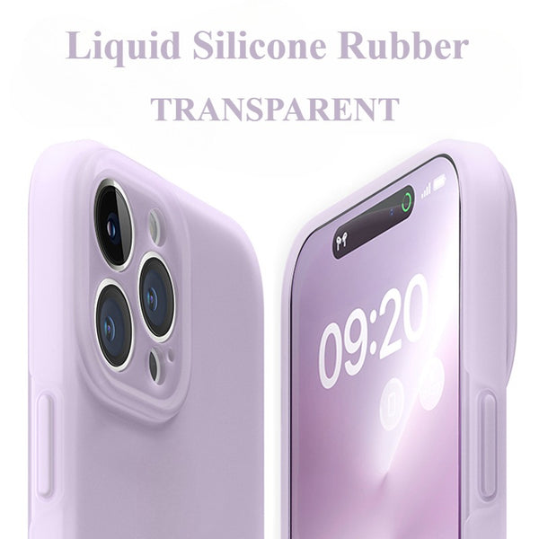 Transparent Liquid Silicone Drop-Proof Phone Case For iPhone – Plumun
